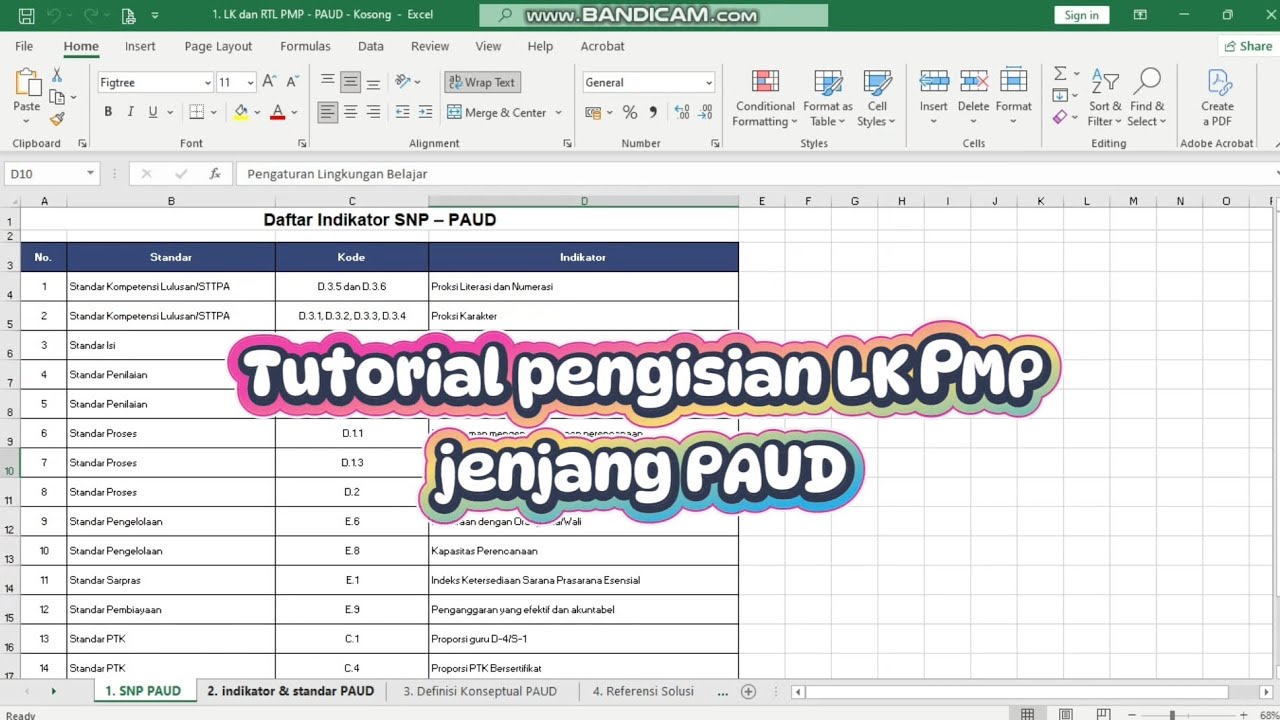 Tutorial Pengisian LK PMP PAUD - YouTube
