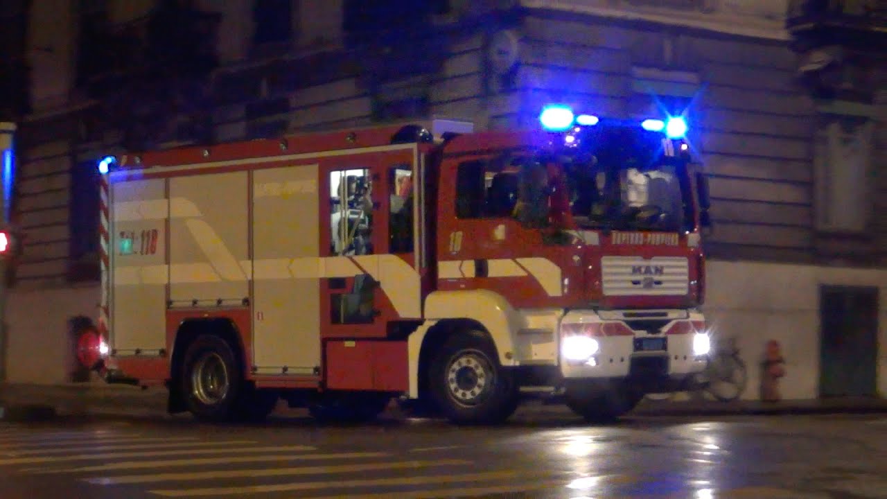 Pompiers Genève tonne-pompe 18 // Geneva, Engine 18 responding - YouTube