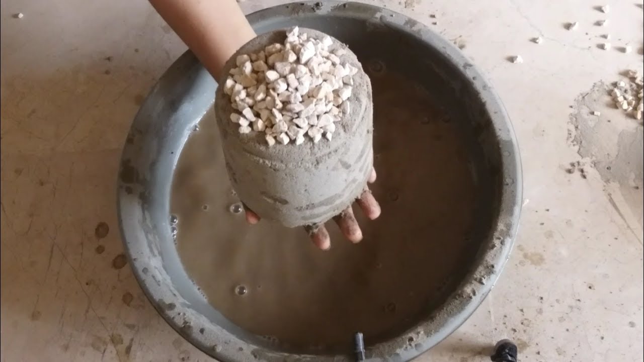 ASMR/ Soft pure sand + white stones crumbling in water💦💦💦 - YouTube
