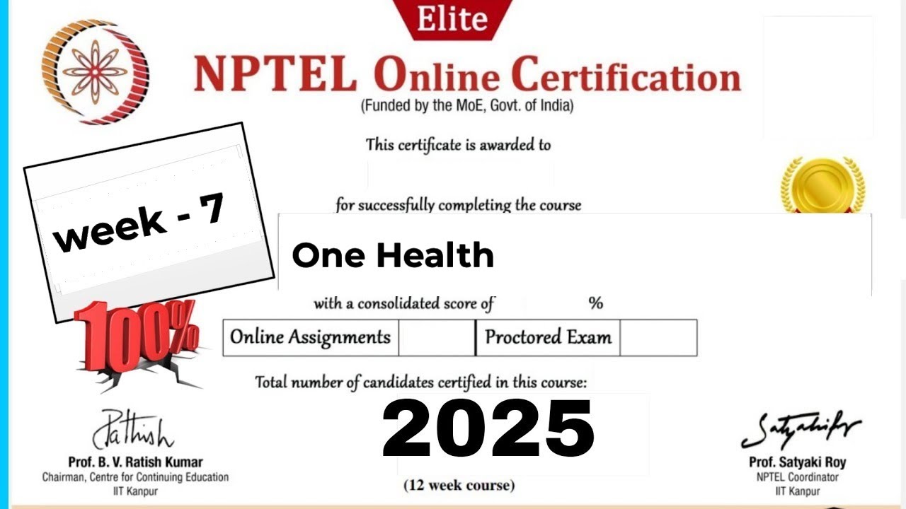 One Health week - 7 Assignment Answers || NPTEL 2025 - YouTube