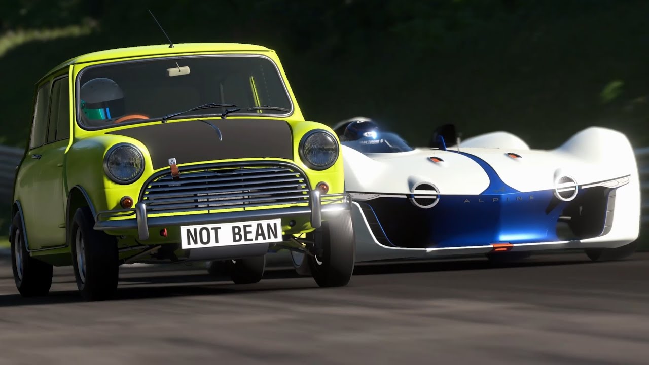Alpine Vision Gran Turismo VS Mini Cooper 'S' 1965 at Nordschleife ...