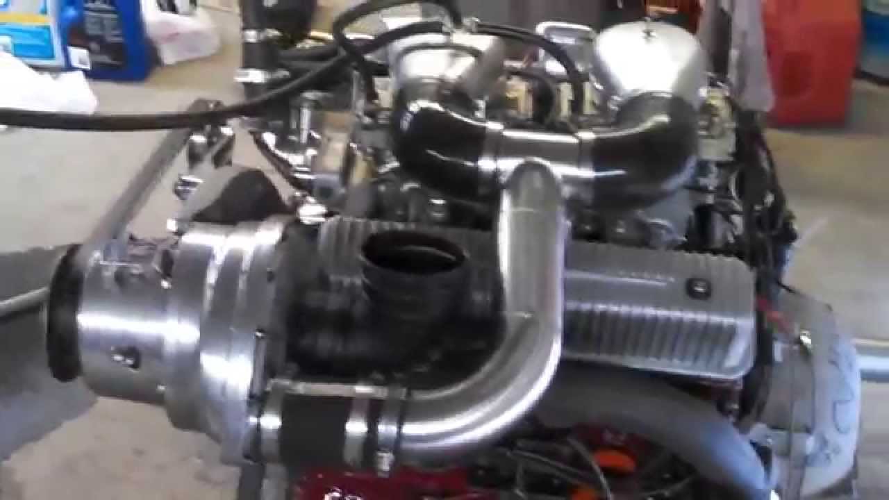 Blown 368 Lincoln on test stand - YouTube