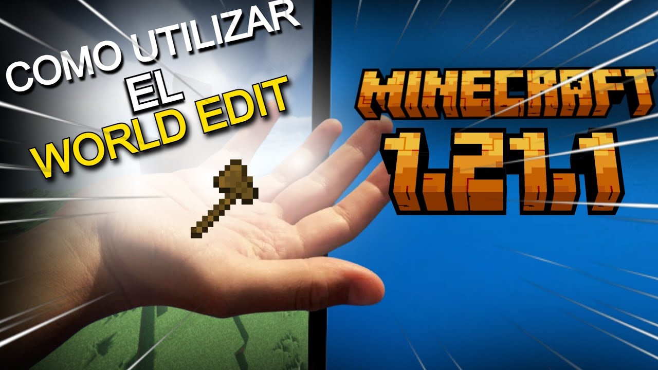 COMO UTILIZAR EL WORLD EDIT CON SUS COMANDOS BASICOS PARA MINECRAFT 1.21.1 (JAVA) 2024 - YouTube