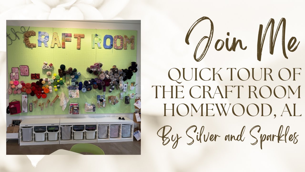 Thrifting for Crafts! | Tour Inside The Craft Room – Homewood, Alabama ...