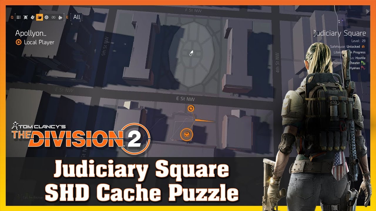 Judiciary Square | SHD Tech Cache | Puzzle 1 |THE DIVISION 2 - YouTube