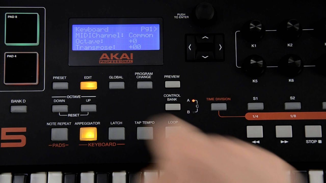 Akai MPK2 Series - Syncing to External MIDI Devices - YouTube