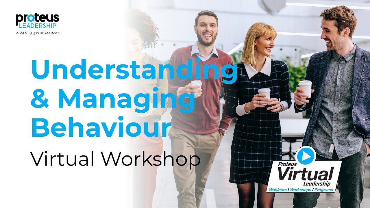 Understanding & Managing Behaviour Virtual Workshop - YouTube