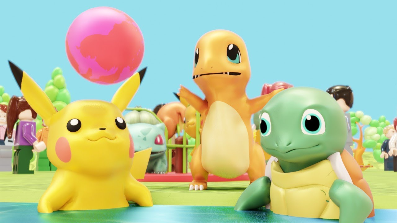 LEGO POKEMON SWIMMING POOL FUNNY MOVIE - YouTube