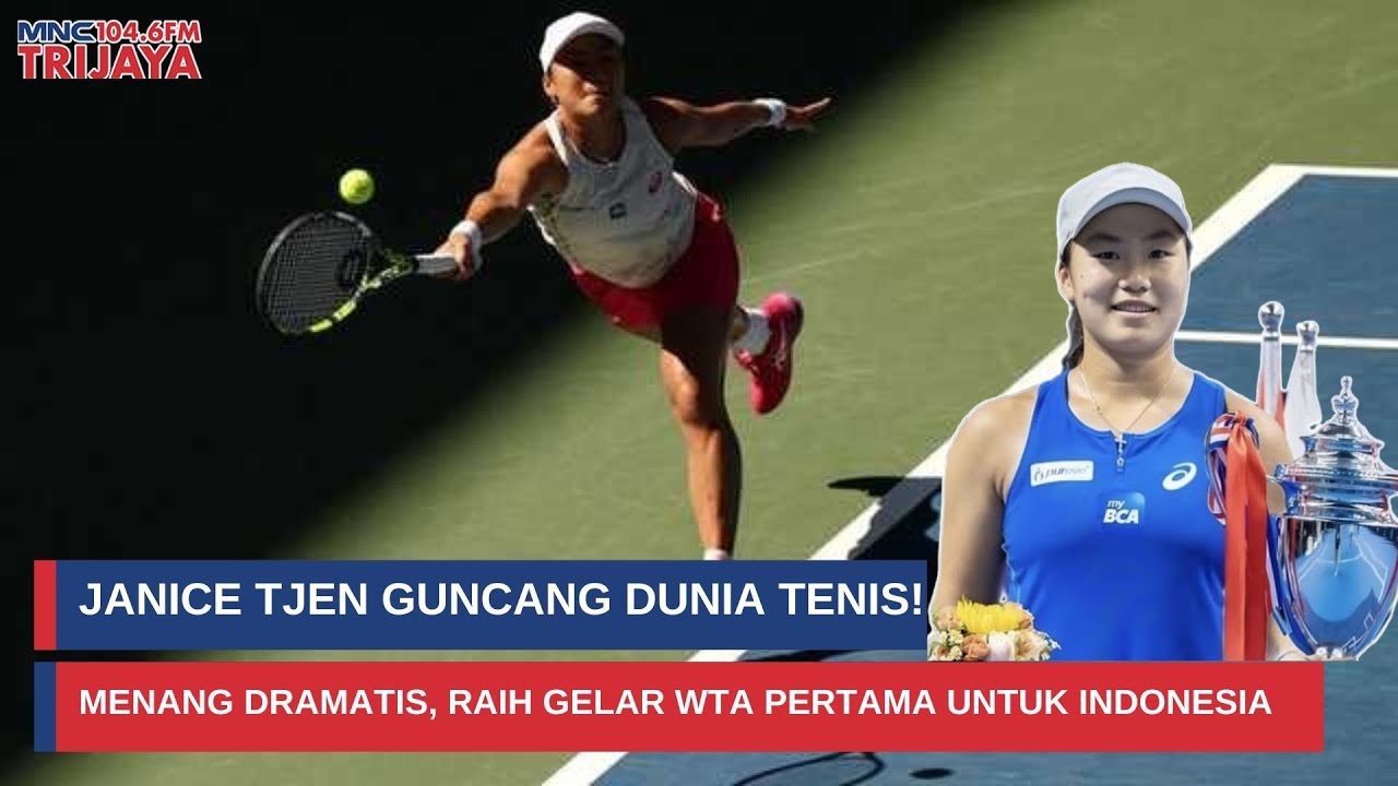 Bangga! Janice Tjen Catat Sejarah Baru, Juara WTA 125 Jinan Open 2025 I ...