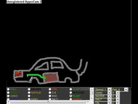pyro sand game -how to make a car(start) - YouTube
