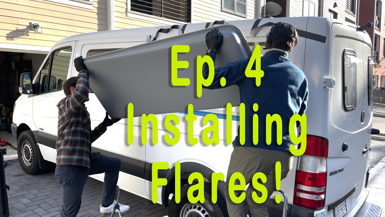 Campervan Flarespace Flares Install - YouTube