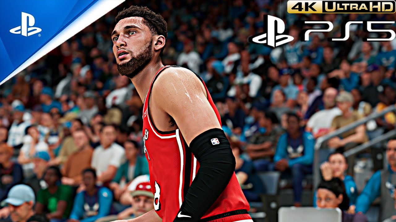 (PS5) NBA 2K22 Next-Gen 4K Gameplay | Chicago Bulls @ Charlotte Hornets ...