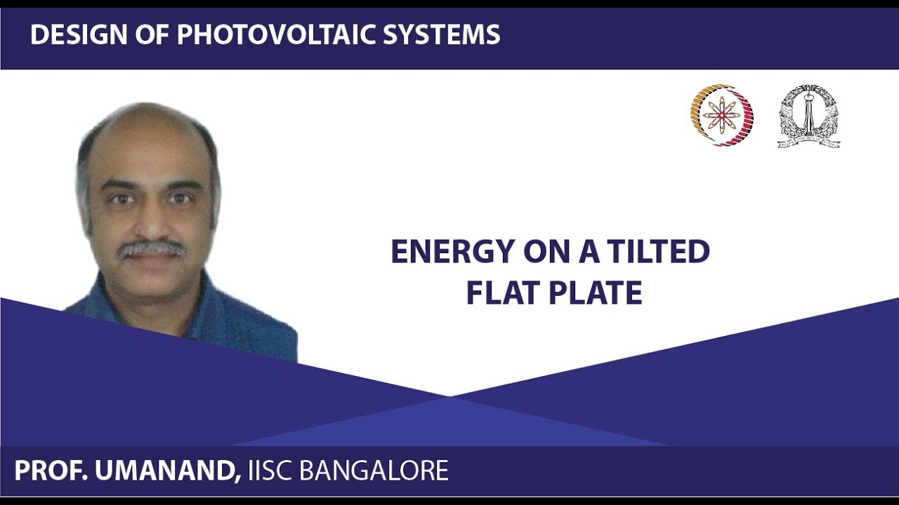 Energy on a tilted flat plate - YouTube