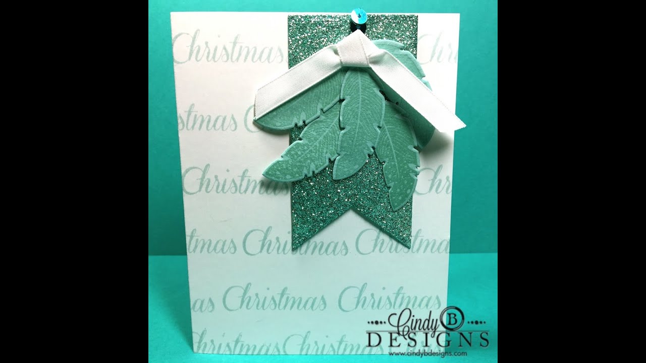 Christmas Feathers Card Featuring Stampin' Up! by Cindy Coutts, Cindy B ...