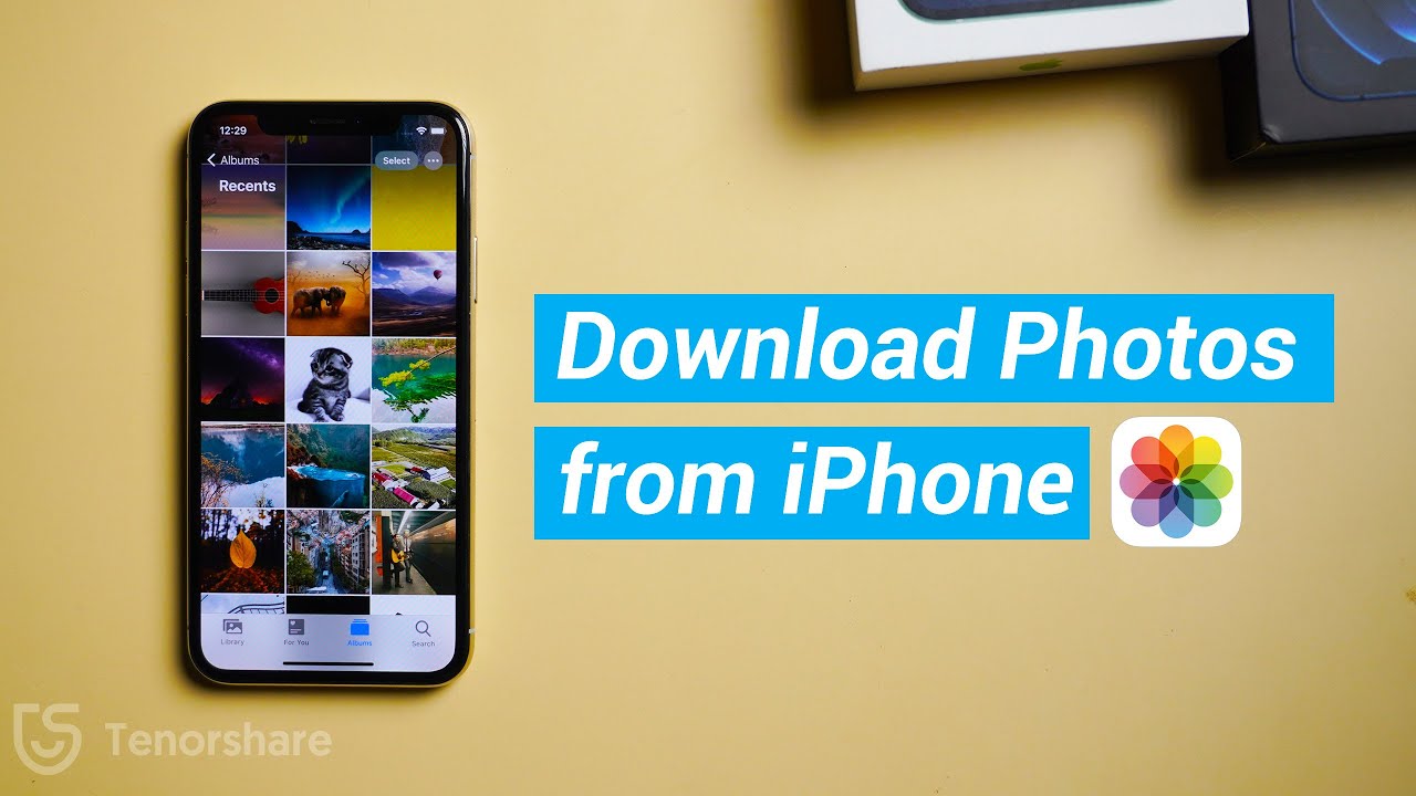 How to Download Photos from iPhone - YouTube