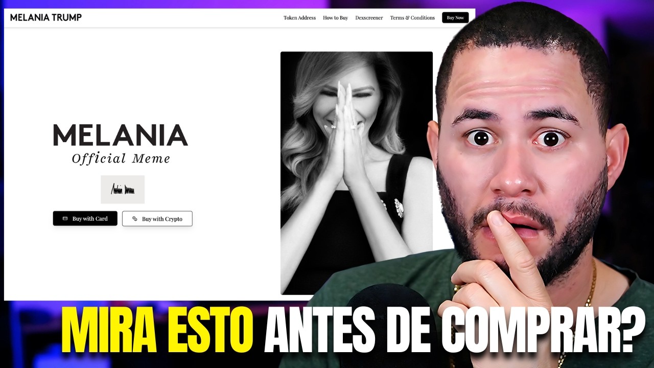 URGENTE! MIRA ESTO ANTES DE COMPRAR MELANIA MEMECOIN - YouTube