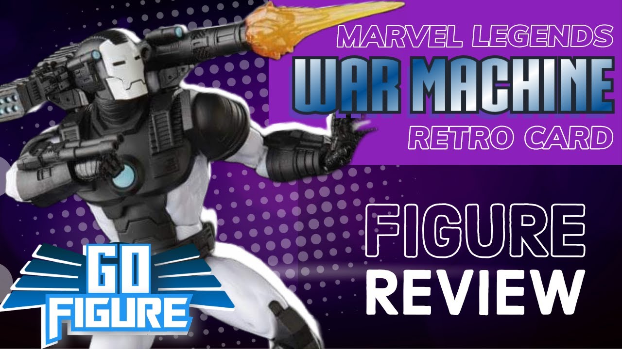 MARVEL LEGENDS WAR MACHINE IRON MAN ANIMATED SERIES RETRO CARD FIGURE ...