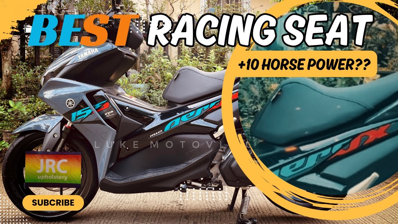 RACING SEAT NA BEST SA BUDGET MO | YAMAHA AEROX 155 V2 CYAN GRAY 2023 ...