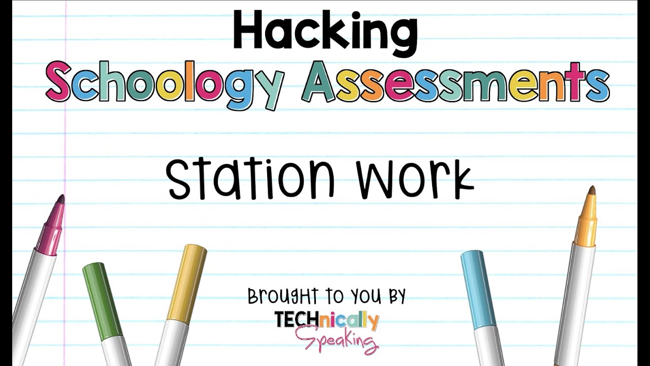 Using Schoology Assessments for Station Work - YouTube