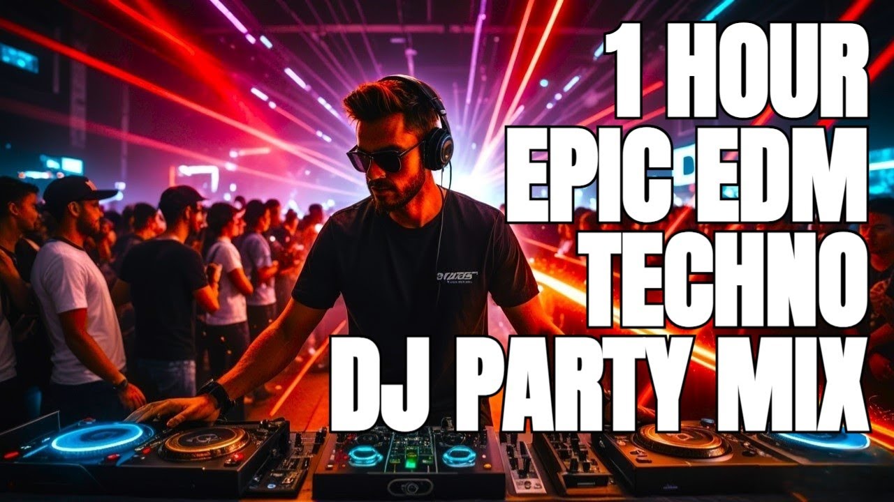 1 Hour ULTIMATE EDM Techno House Rave Party Mix! - YouTube