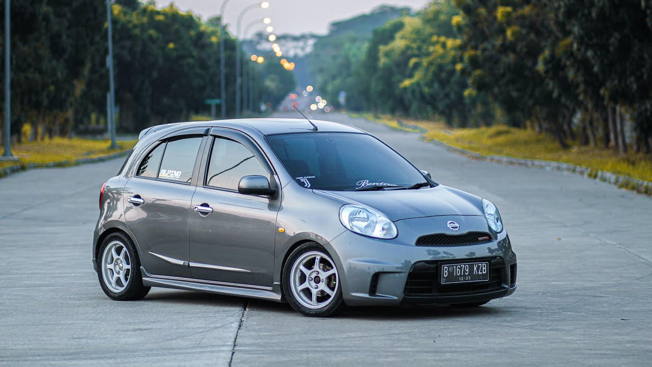 NISSAN MARCH || NISSAN MARCH MODIFIKASI RACING LOOK || NISSAN MARCH ...