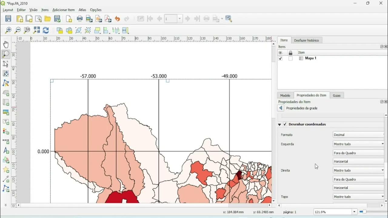 Layout de mapa utilizando QGIS - YouTube