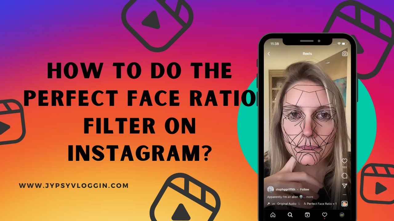 How to do the perfect face ratio filter on Instagram - YouTube