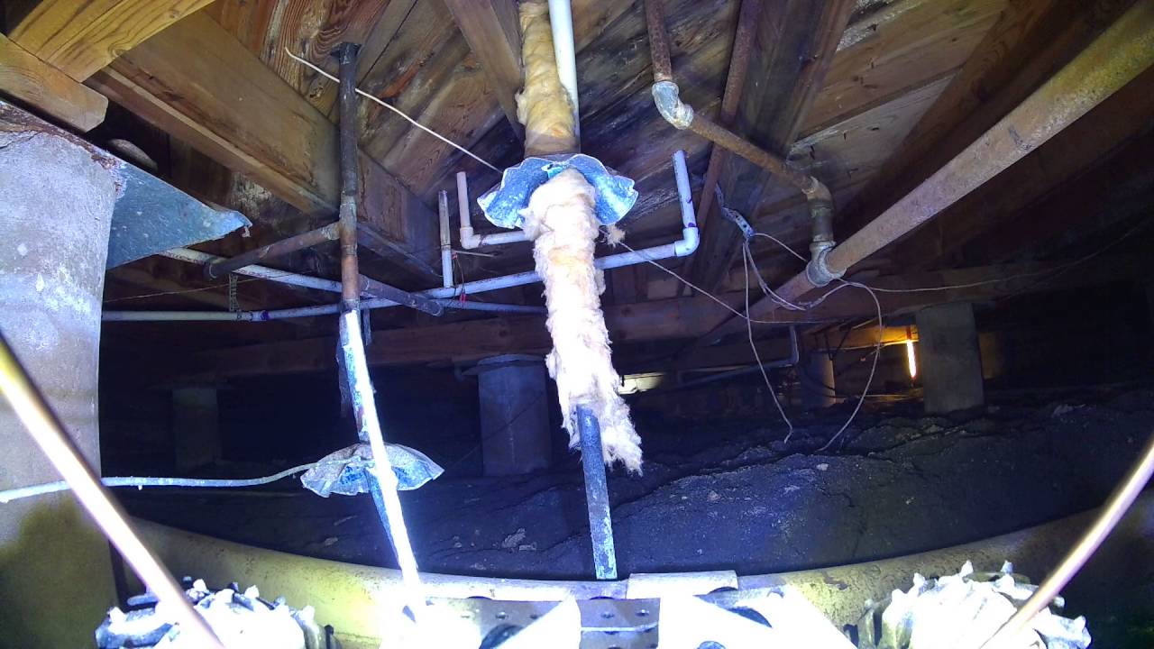 9/26/16 Robot Crawlspace Inspection - YouTube