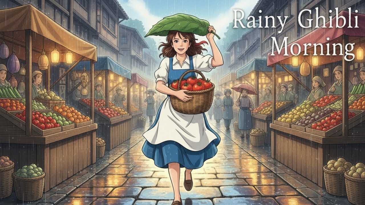 Rainy Ghibli Morning Cozy cooking & quiet moments in the countryside ...