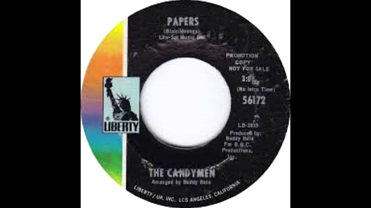 RARE GROOVE: "Papers" - The Candymen (1970) - YouTube