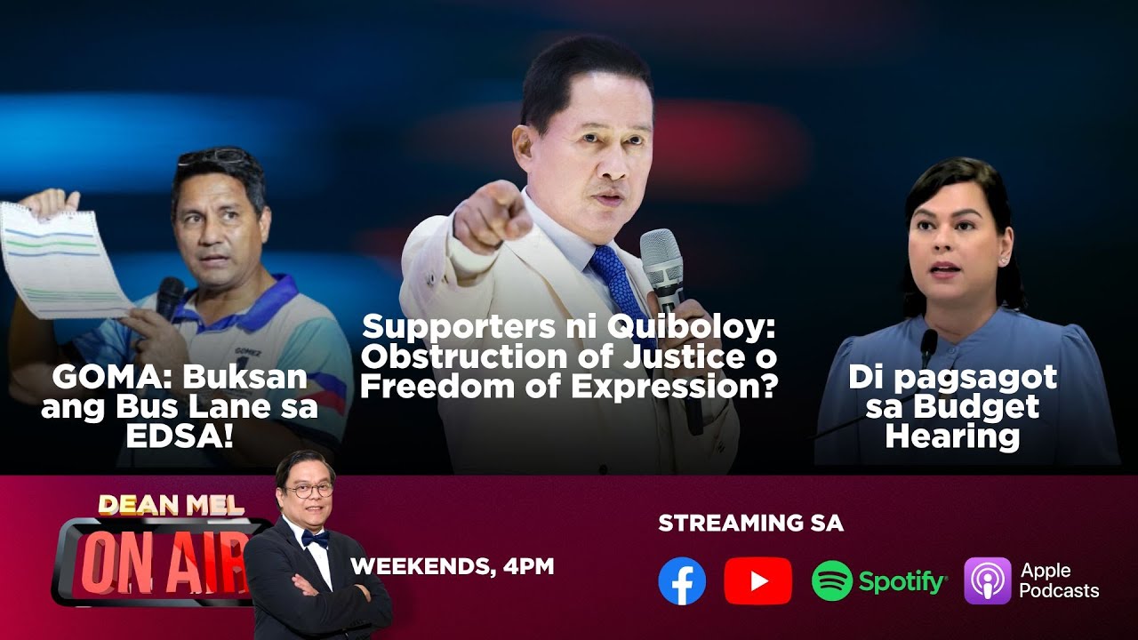 GOMA: Buksan ang Bus Lane, Obstruction of Justice o Freedom of ...