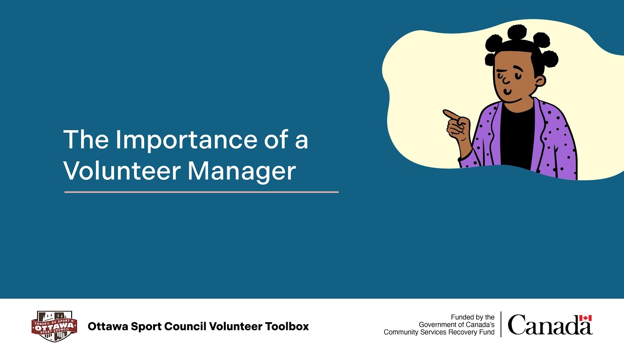 The Importance of a Volunteer Manager - YouTube
