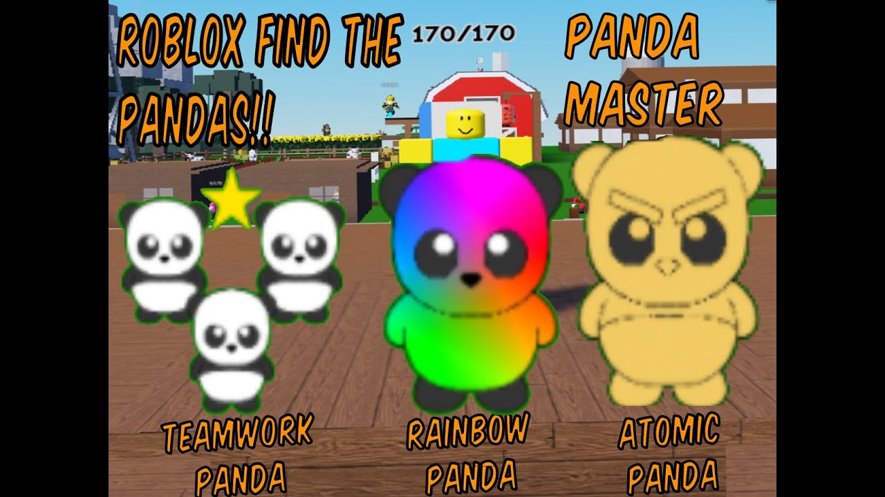 I'M A PANDA MASTER!! (Roblox Find the Pandas) - YouTube