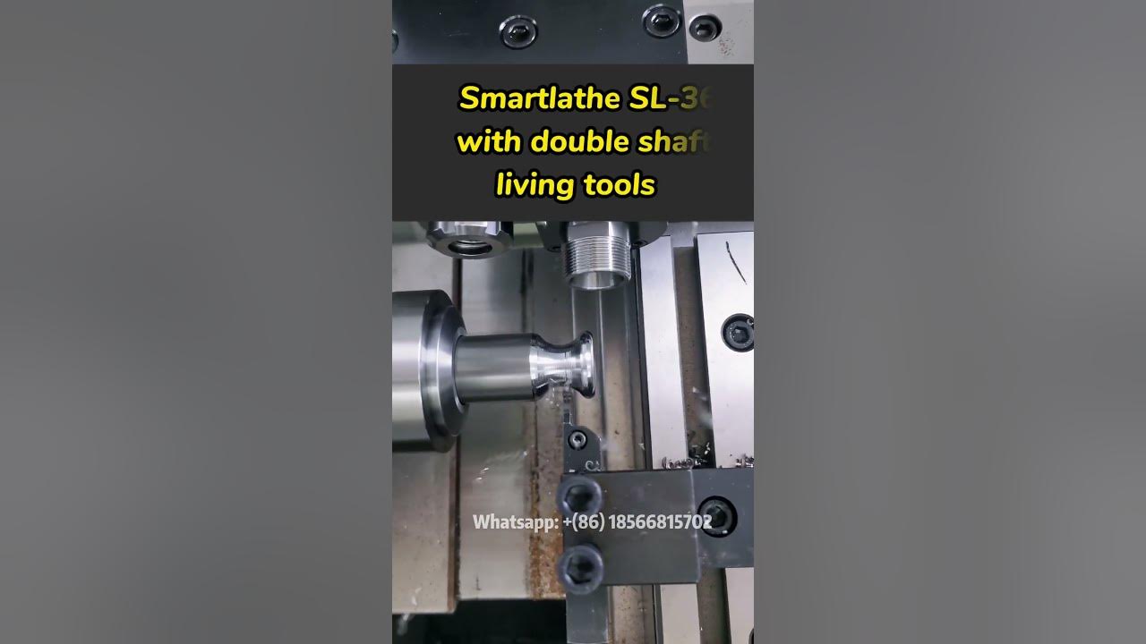 How to process the metal workpiece by SL-36 | CNC SMARTLATHE - YouTube