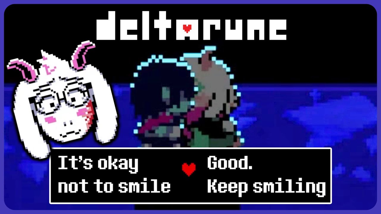 Telling Ralsei it's Ok to not smile vs Keep smiling - Deltarune Chapter 4 - YouTube