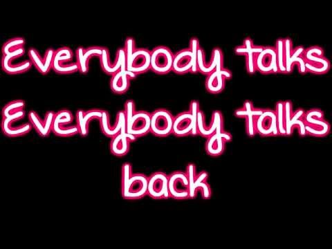 Everybody Talks Neon Trees Lyrics - YouTube