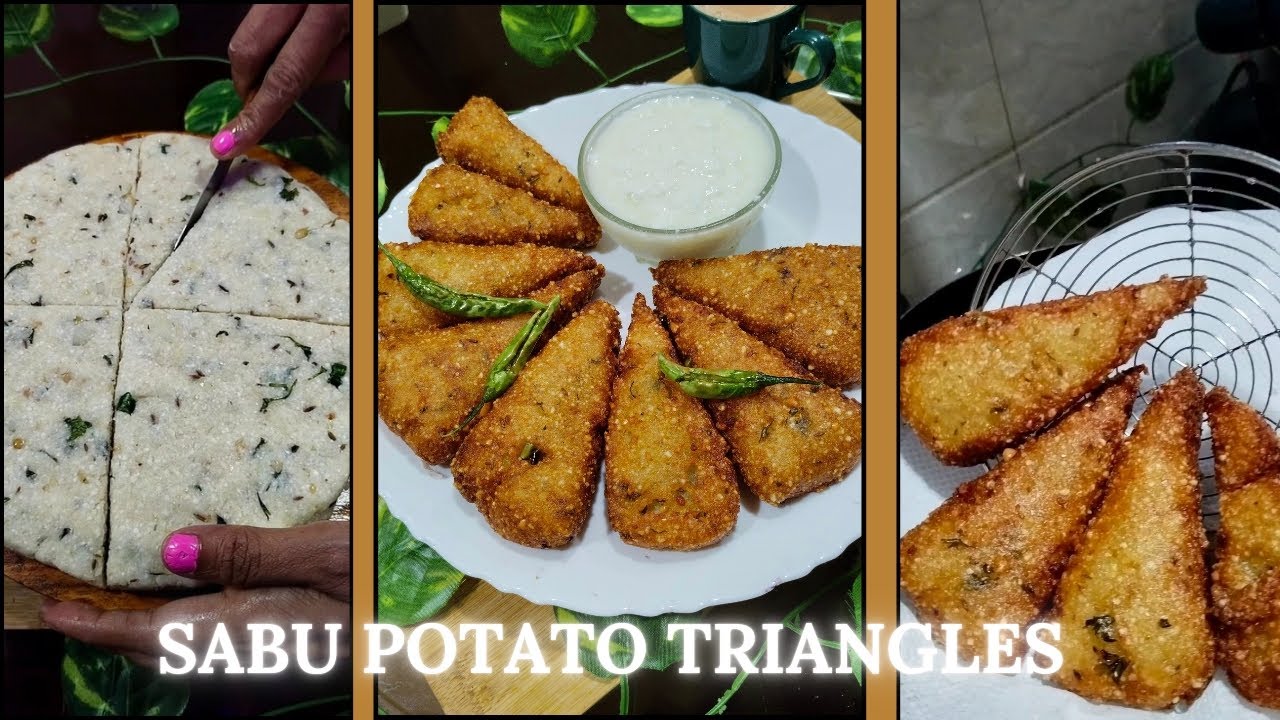 आषाढी एकादशी विशेष - उपवासाची खमंग रेसिपी | Crispy Sabudana Triangle ...