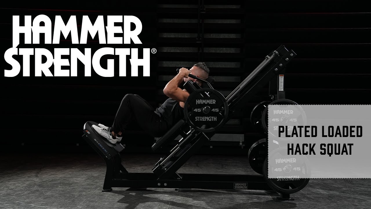 Hack Squat | Hammer Strength Plate Loaded - YouTube