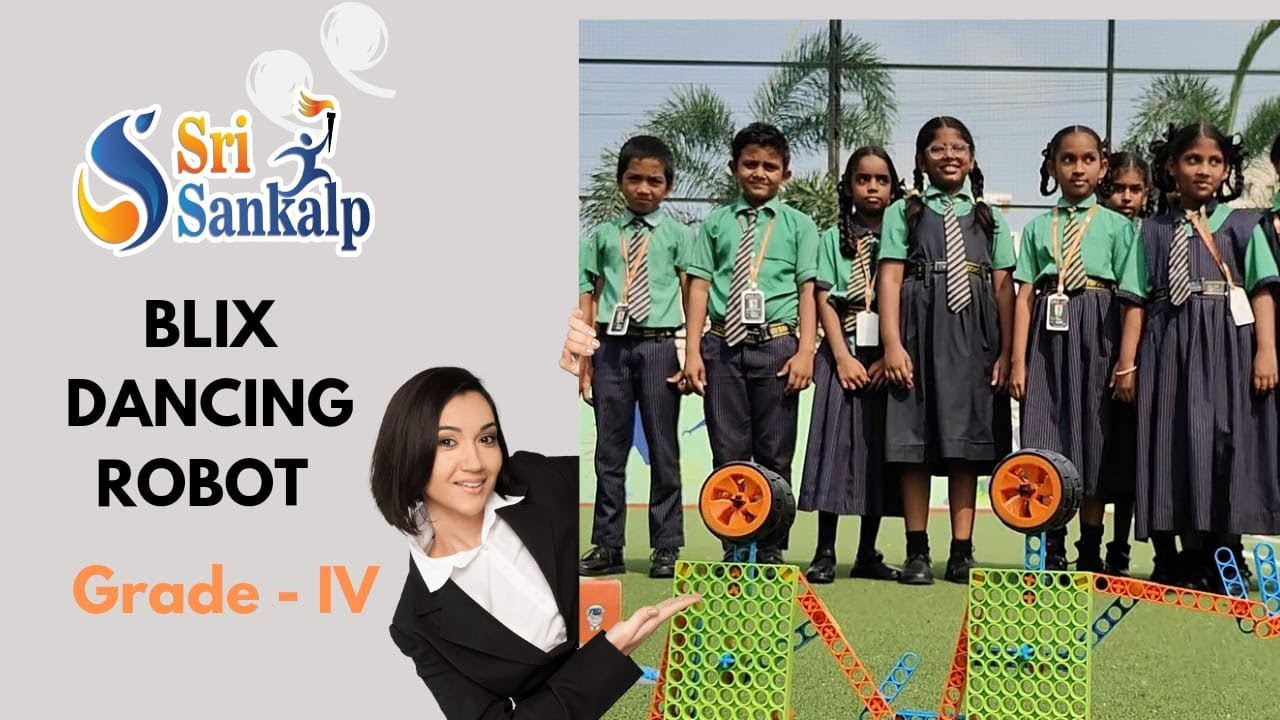 Sri Sankalp Olympiad School, Blix dancing Robot - YouTube