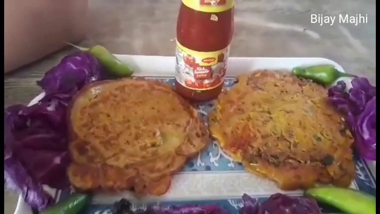 flower and egg amled recipe home made - YouTube