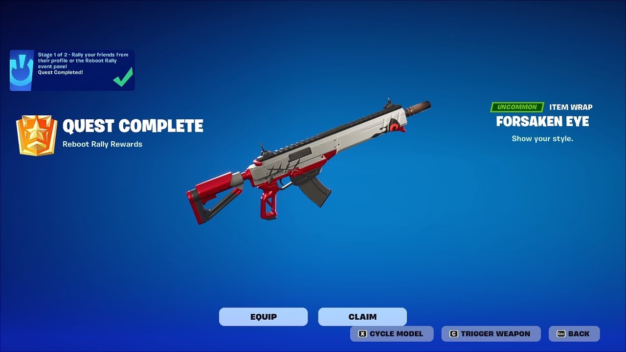 Rally your friends from their profile or the Reboot Rally event panel ...