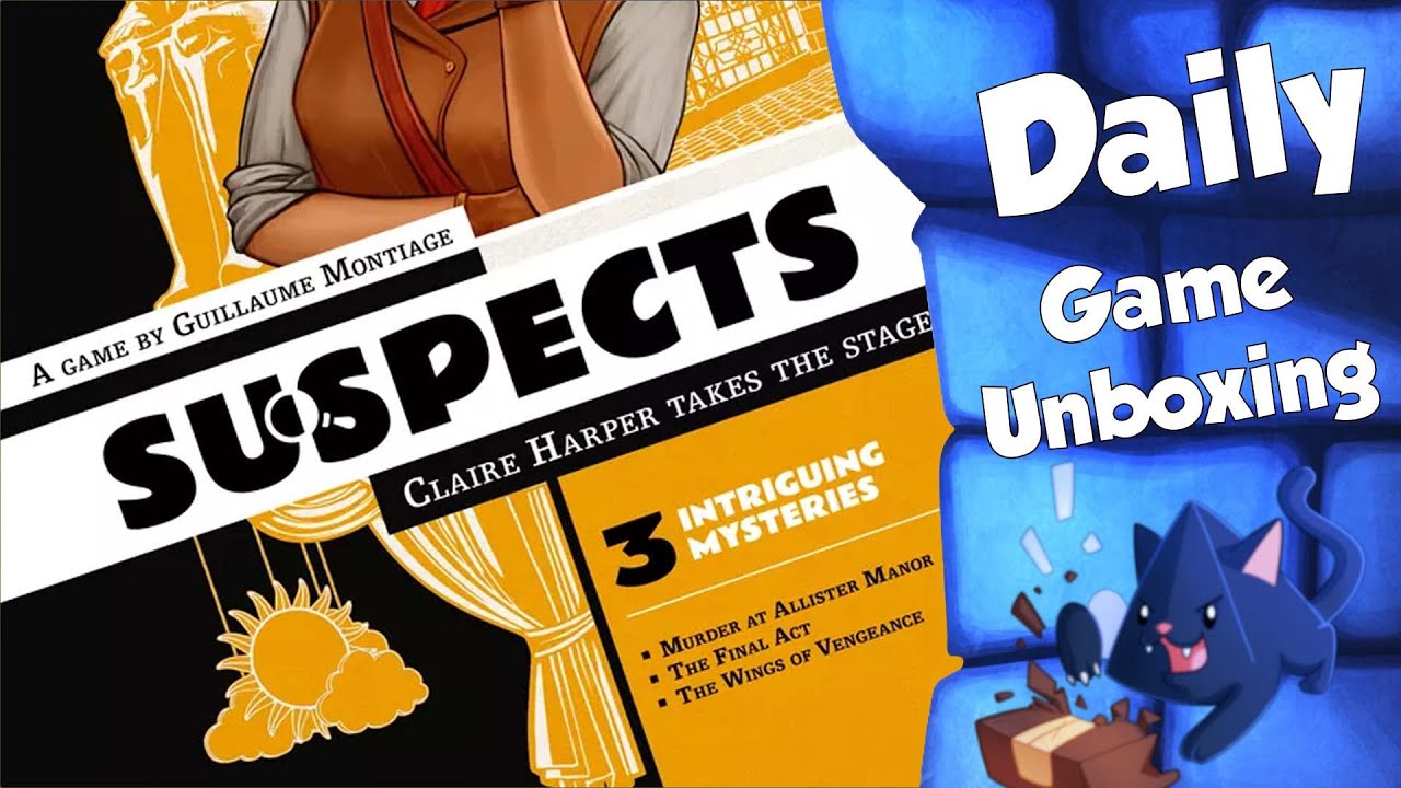 Suspects - Daily Game Unboxing - YouTube