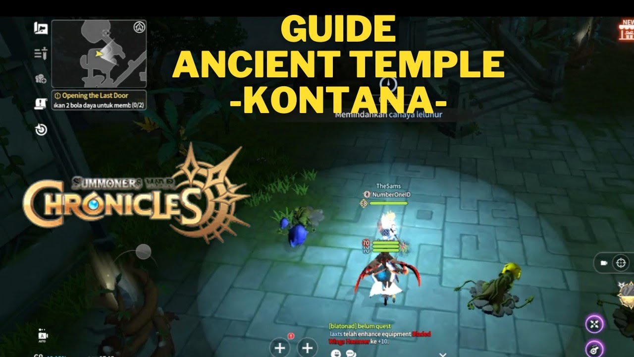 Guide Dungeon Ancient Temple Kontana | Summoners War Chronicles Guide ...