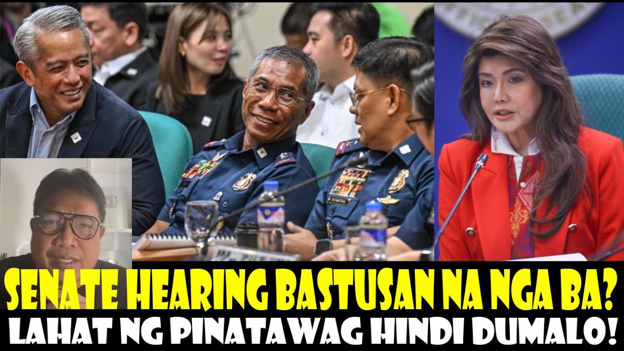 SENATE HEARING BASTUSAN NA NGA BA? DI DUMALO LAHAT NG PINATAWAG! ORAL ...