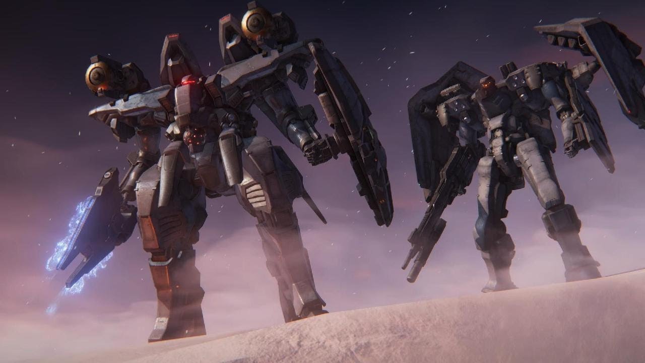 ARMORED CORE VI - PCA Captain & 1st Lieutenant - YouTube