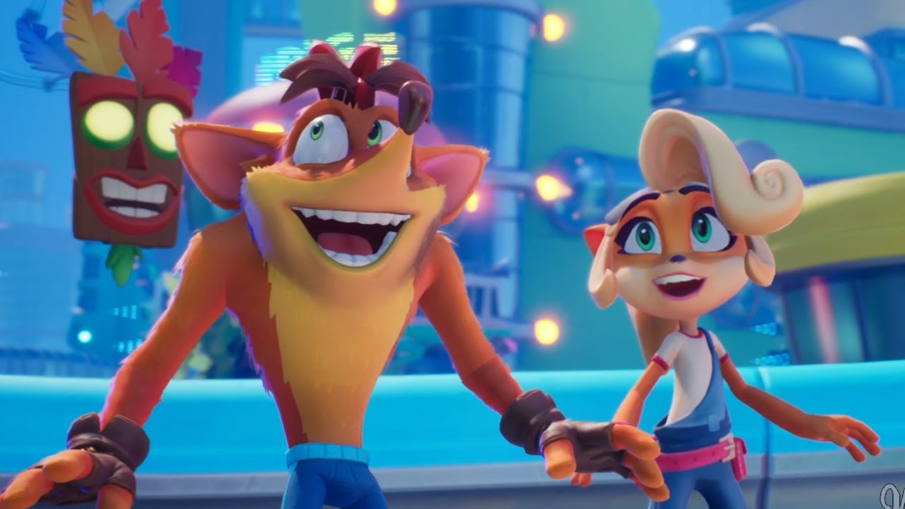 Crash Bandicoot 4: It's About Time - Food Run - All Gems & Crates - YouTube