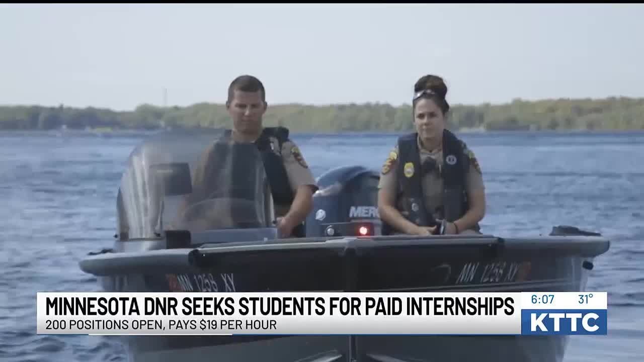 Minnesota DNR seeks to fill 200 paid intern positions - YouTube