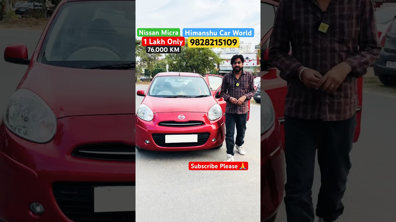 Nissan Micra diesel for sale 1 lakh 😱😨 only at Himanshu car World ...