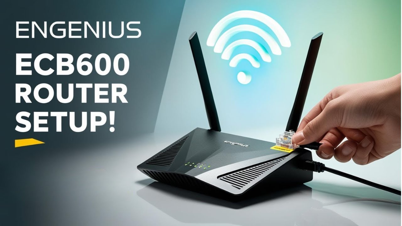 EnGenius ECB600 Router Setup - YouTube