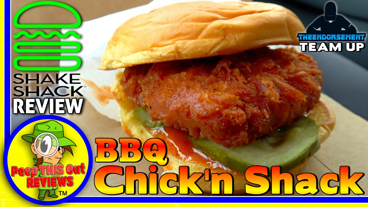 Shake Shack® | BBQ Chick'n Shack Review with The Endorsement! 🐔🍞 - YouTube